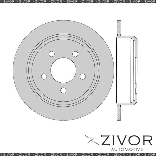 PROTEX Rotor - Rear For JEEP GRAND CHEROKEE ZG 4D SUV 4WD 1996 - 1999 ...