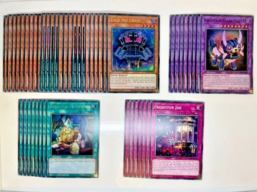 Yugioh Complete Competitive Deluxe Fluffal/Frightfur Deck + Extra D ...