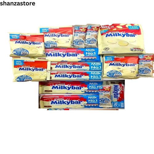Milkybar box of Treats milk bar buttons, milk bar blocks, milky bar ...