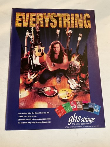 Ghs Strings Specialist Don Teschner Stewart 1995 Print Ad Original ...
