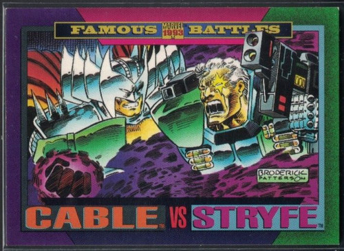 1993 Marvel Universe Series 4 Cable VS Stryfe #146 Famous Battles | eBay