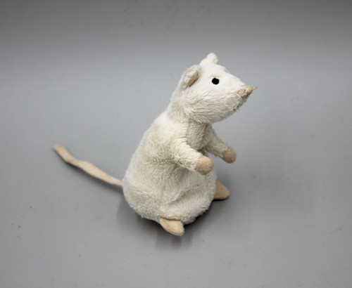 IKEA White Rat Plush Mouse Stuffed Doll Stitched Eyes Gosig Toy Mus ...