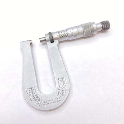 Starrett Deep Throat Micrometer Metalworking Micrometers for sale | eBay