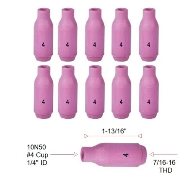 TIG Ceramic Cup 10N44 #12 Welding ALUMINA | Grelly UK