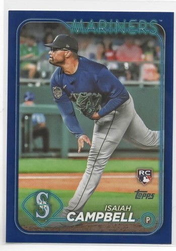 2024 TOPPS SERIES 1 Isiah Campbell Royal Blue RC #58 | eBay