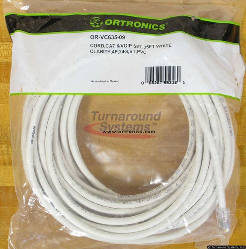 35 Feet CAT6 Ethernet LAN Network Cable, RJ45, Ortronics, NEW | eBay