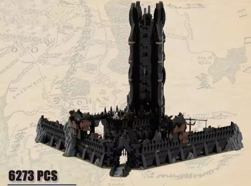 New Custom For lego Lord of the Rings The Hobbit Tower of Orthanc Moc ...