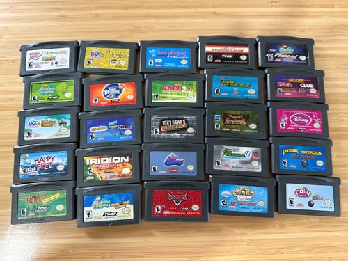 Lot of 25 Game Boy Advance Games GBA Games Tony Hawk, Spongebob (A) | eBay