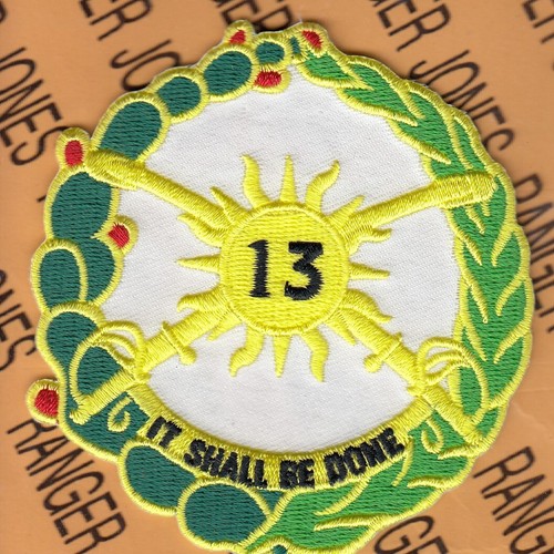 US Army 13th Cavalry Regiment DUI Crest ~3.5" pocket patch c/e | eBay