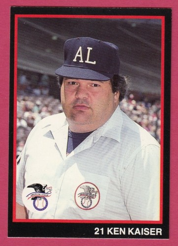 1988 Baseball Umpire card # 31 Ken Kaiser American League | eBay