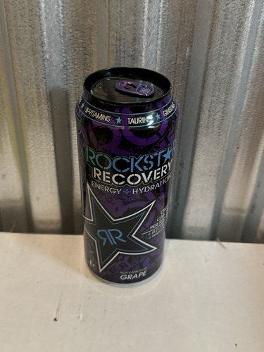 Rockstar Energy Drink Recovery Hydration Grape 16oz *EMPTY* Collectors ...