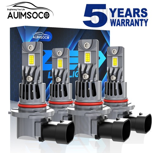 For Nissan 300ZX Turbo Coupe 1990-1996 LED Headlight 9005 9006 Bulbs ...