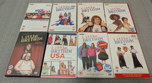 Little Britain Complete Series 1,2,3 DVD USA/Game/Comic Relief/Abroad ...