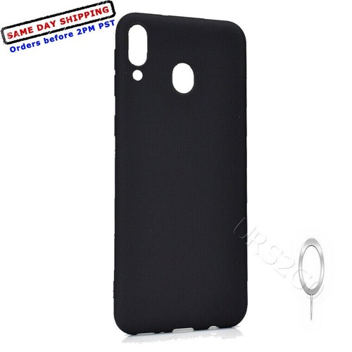 For Samsung Galaxy A20 Back Silicone Case Protective Shell Easy to ...