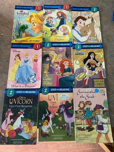 Step Into Reading Level 1 & 2 AR First Grade Readers Girls Lot of 9 | eBay