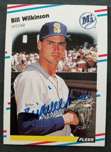1988 Fleer SIGNED: Bill Wilkinson, MARINERS #390 | eBay