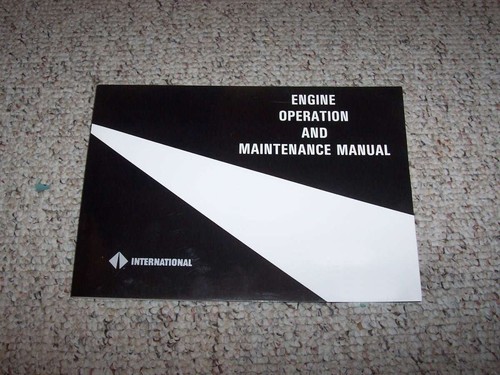 2016 International Navistar N9 Engine Owner Operator Manual User Guide ...