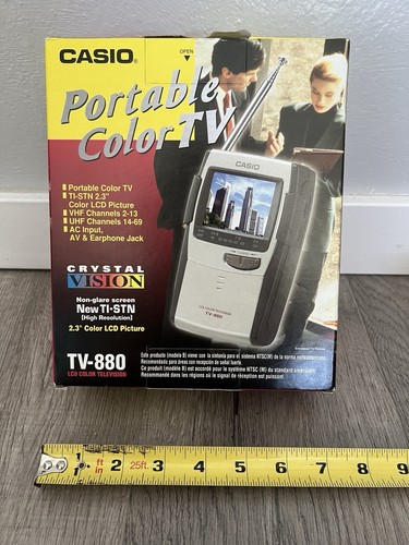 Casio TV-880 2.3" LCD Television for sale online | eBay
