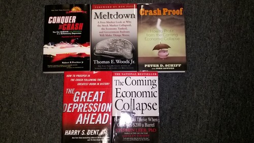 5 Book Lot -Meltdown-Crash Proof-Conquer Crash-Great Depression Ahead ...