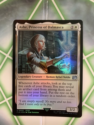 MTG Final Fantasy *FOIL* U Ashe, Princess of Dalmasca #0007 NM | eBay