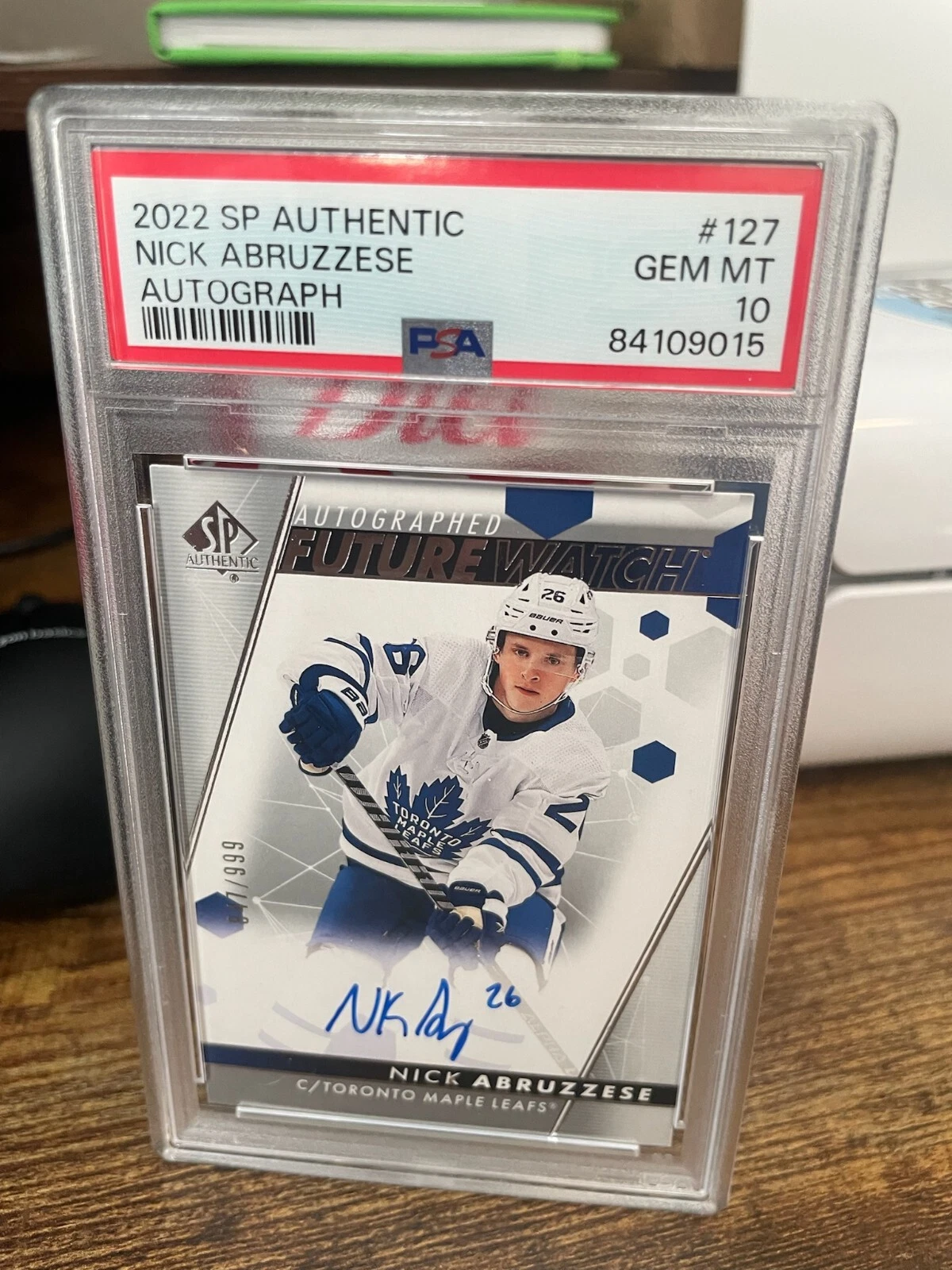 Nicholas Abruzzese 2022 SP Authentic #127 Future Watch Auto /999 Price ...