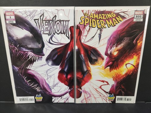Venom #1 & The Amazing Spiderman #800 Midtown Comics Mattina Connecting ...
