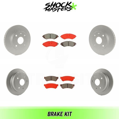 Front Rear Semi Metalic Brake Pad Rotors for 2007 Chevrolet Optra FWD ...