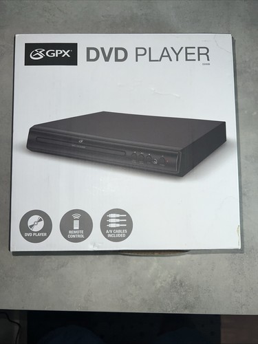 GPX DVD Player D200B With Remote And Cables Black 47323202001| eBay
