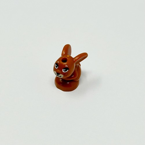18852pb05 LEGO Animal Baby BUNNY Rabbit Pet Sitting Tan Muzzle Dark ...