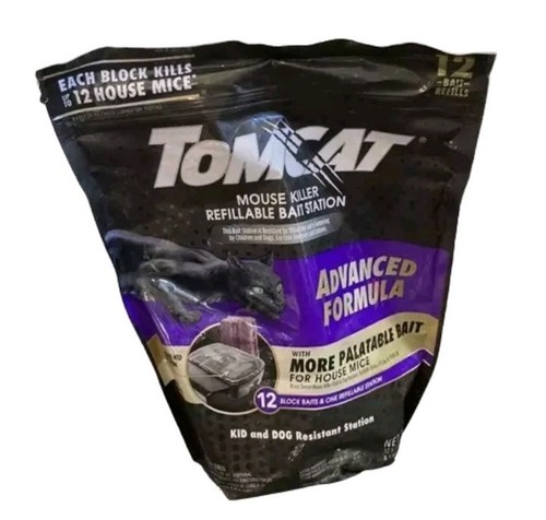 Tomcat Advanced Brand Mouse Bait with Refillable Station | eBay
