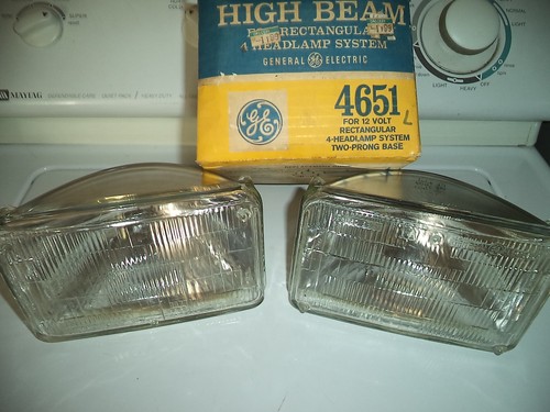 HEADLAMP 12V GE NEW 4651 HEADLIGHT HEADLIGHTS PAIR | eBay