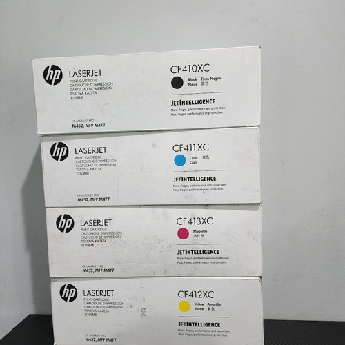 HP CF410XC CF411XC CF413XC CF412XC TONER Cartridge Lot of 4 | eBay