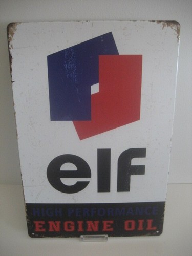 ELF OIL LUBRICATING OIL SHEET SIGN | eBay