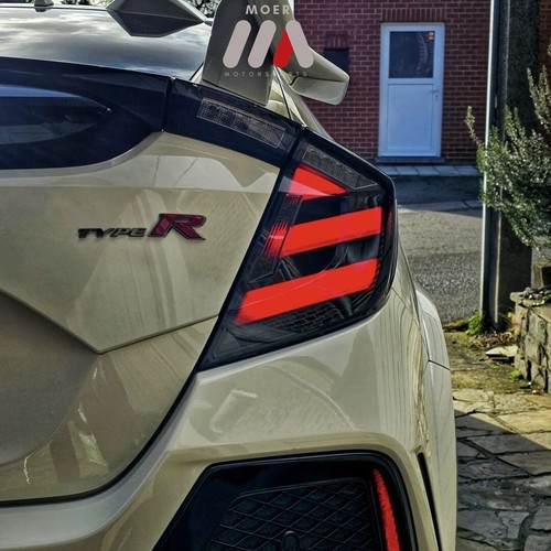 Smoked LED Tail Lights for Fk7 Fk8 Honda Civic Hatchback/Type R 16-21 ...