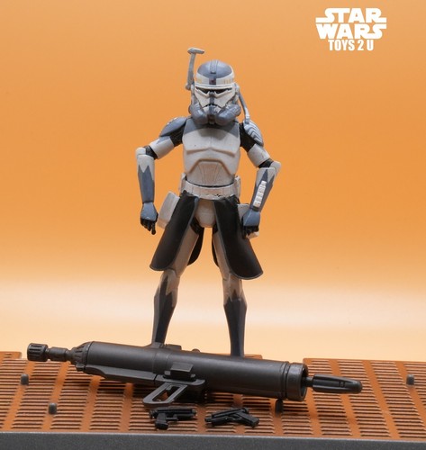 STAR WARS FIGURE 2008 ANIMATED CLONE WARS COMMANDER WOLFFE (PHASE II ...