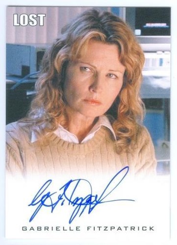 GABRIELLE FITZPATRICK "LINDSEY AUTOGRAPH CARD" LOST ARCHIVES | eBay