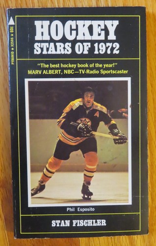 HOCKEY STARS of 1972 Paperback Book by Stan Fischler PHIL ESPOSITO | eBay