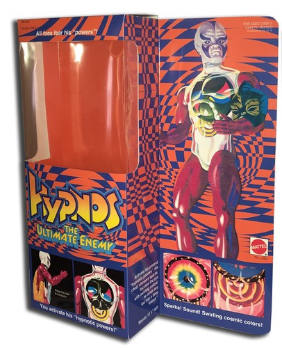 Mattel HYPNOS Box for 13 1/2" Action Figure PULSAR'S ENEMY (BOX ONLY ...