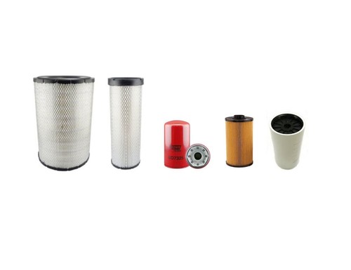 Filter Service Kit Fits KOBELCO SK350-10 LC Air Oil Fuel w/HINO JO8EVV ...