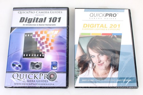 QuickPro Camera Guides "Digital 101" and "Digital 201" DVDs Set of 2 | eBay