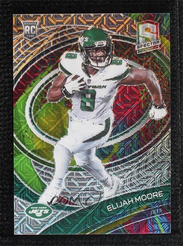 2021 Panini Spectra Rookie Meta Prizm /25 Elijah Moore #156 Rookie RC ...