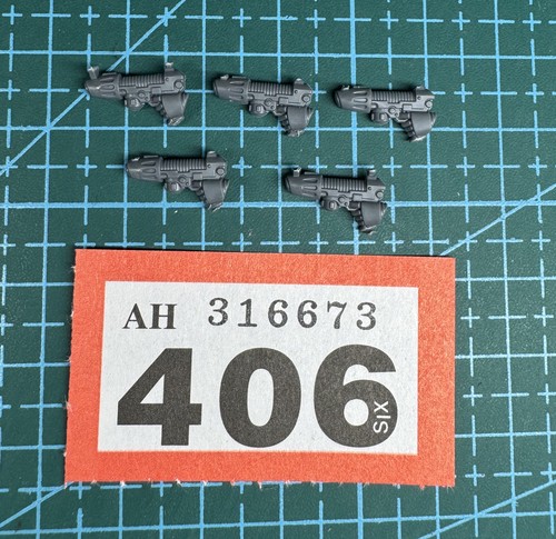 5 Space Marine Sergeant Plasma Pistol Hand Arm Gun Weapon Heresy 40k ...