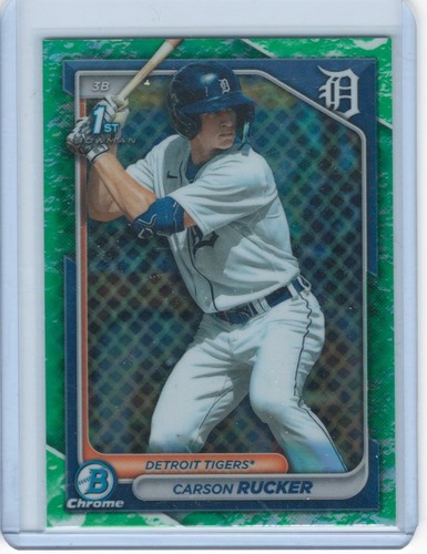Carson Rucker 2024 Bowman - Chrome Prospects Lunar Glow Refractor #BCP ...