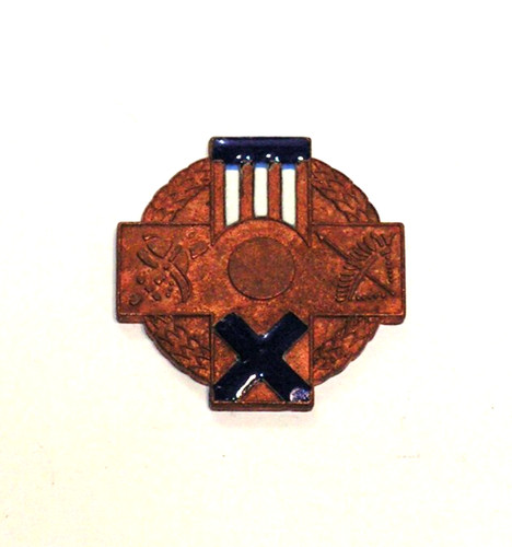 Unknown Enameled Copper ? Token Medal Medallion Large 1 1/2" Coin | eBay