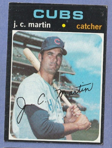 1971 TOPPS JC MARTIN short print high #704 EX+ CUBS | eBay