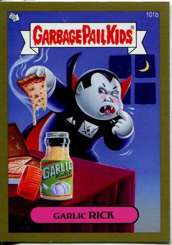 Garbage Pail Kids Mini Cards 2013 Gold Parallel Base Card 101b Garlic ...