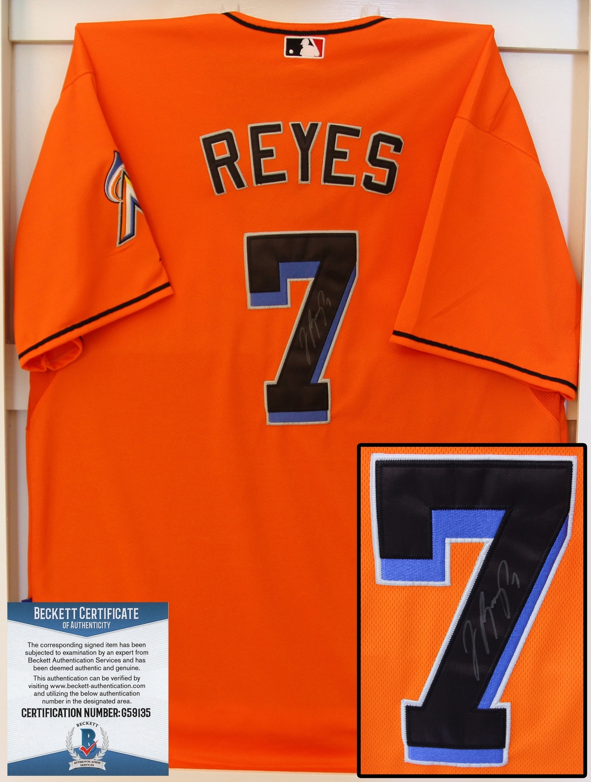 Jose Reyes Autographed Memorabilia | Signed Photo, Jersey, Collectibles ...