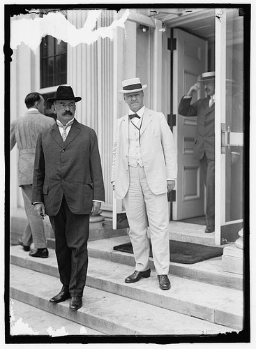 FLETCHER, FRANK FRIDAY. ADMIRAL OF UNITED STATES NAVY. WITH SECRETARY ...