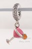 FRUITY COCKTAIL Genuine PANDORA Silver/Pink Enamel NIGHT OUT Dangle ...