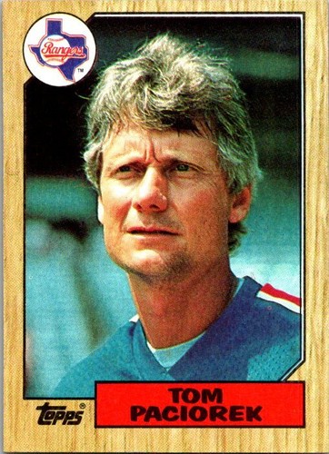 1987 Topps #729 Tom Paciorek | eBay